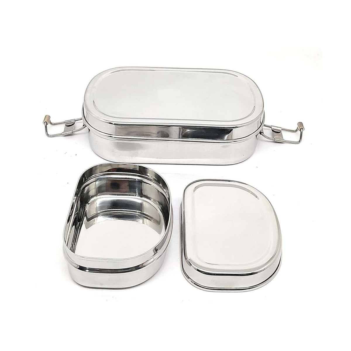 SHIV SHAKTI ARTS Stainless Steel Lunch Box for School, Office Tiffin