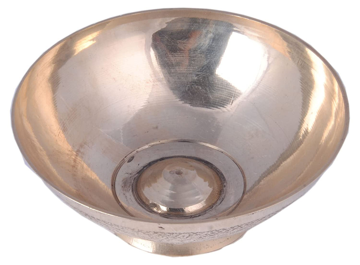 Brass Leaf design bowl pyala 250 ml – SHIV SHAKTI ARTS