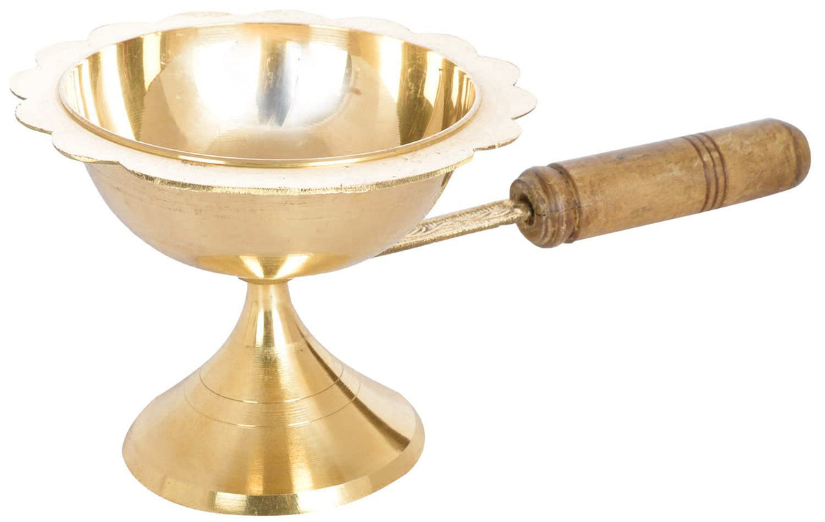 Pure Brass Dhoop Dani | Dhup Dani | Incense Dhup Burner for Diwali Lax ...