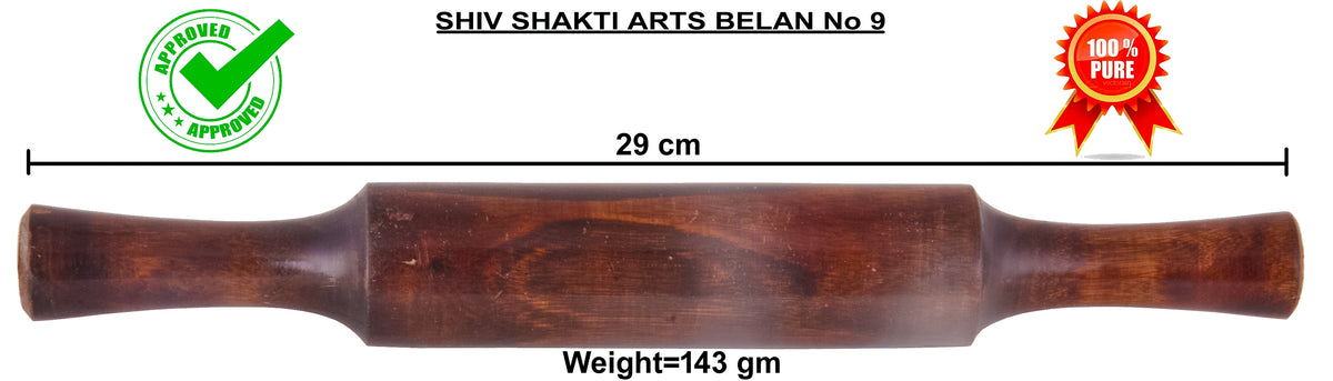 Brown Wooden Belan for Chapati/ Roti / paratha / Puri / Papad | Wooden ...