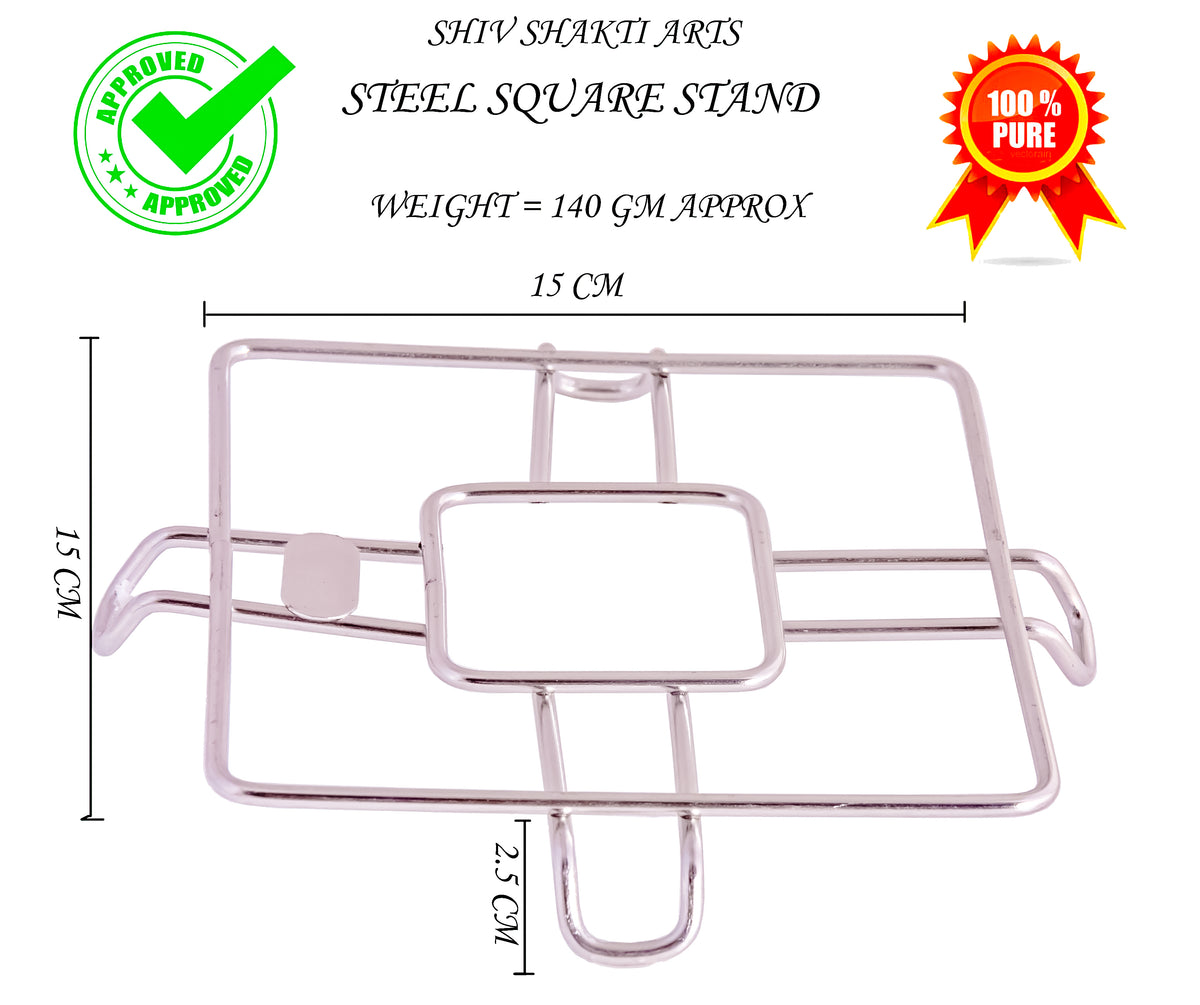 Steel Stand Kitchen Cooking Pot Steaming Tray Stand Stainless Steel Sq ...